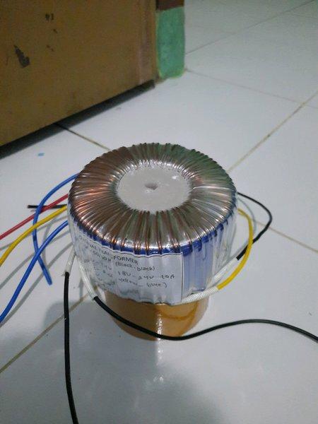 Jual Trafo toroid 10A nonct 0-12v-14v-18v-24v buat power class d ...