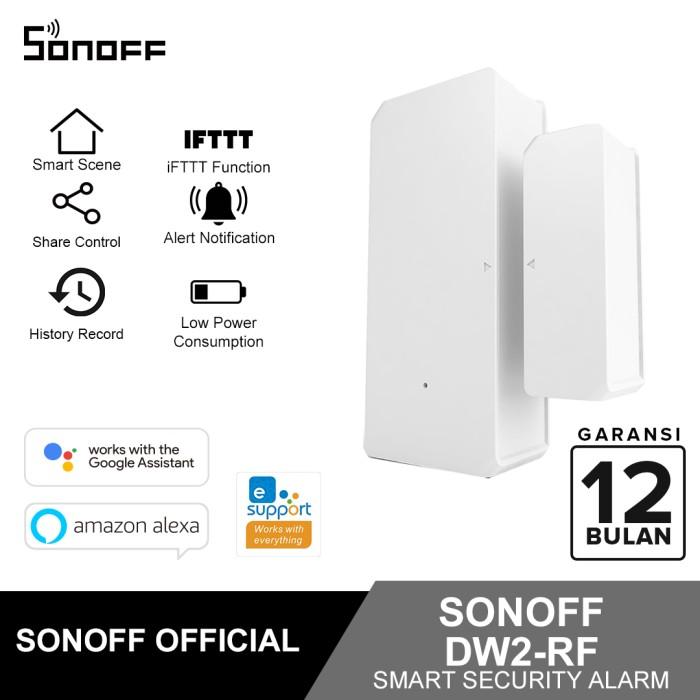 Promo Sonoff Smart Door Window DW2RF RF Sensor Alarm Pintu dan Jendela ...