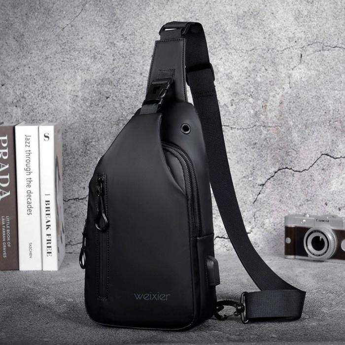 Jual JACKMAN XB301 Crossbody Waist Bag Slingbag Tas Selempang Pria Anti ...