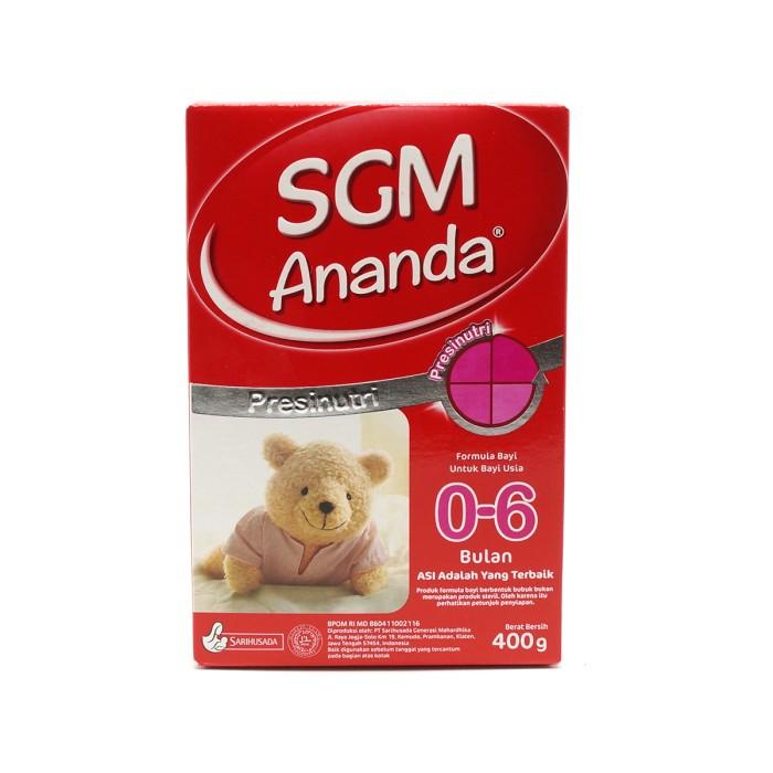 Harga SGM Ananda 1 Formula Bayi 0-6 Bulan 400 gr hari ini Selasa, 14 ...