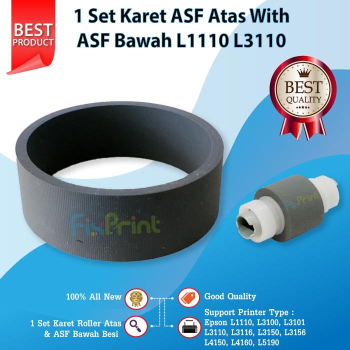 Jual ASF Roller Karet Atas Bawah Printer Epson L1110 L1210 L3100 L3110 ...