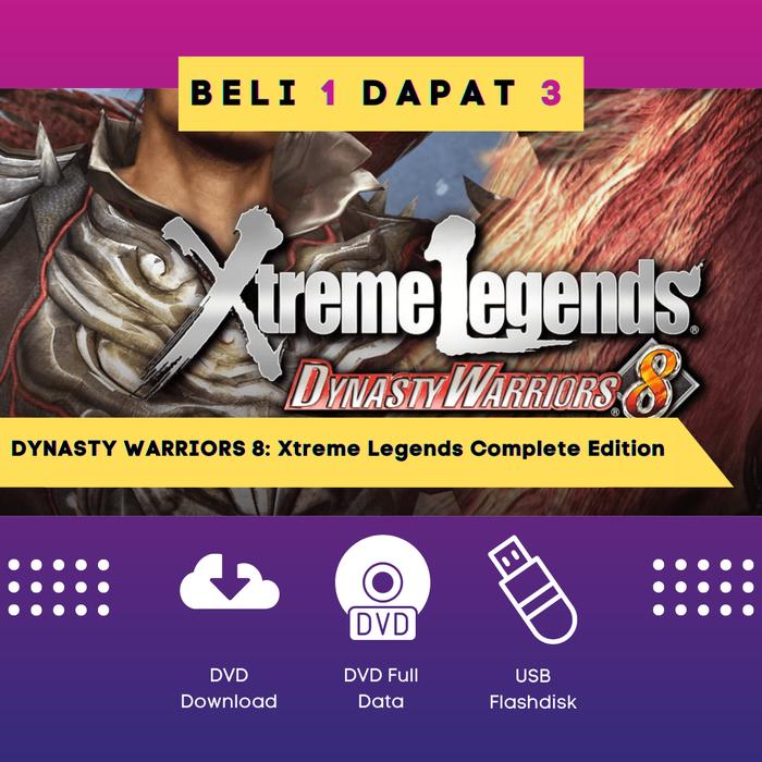 Jual DYNASTY WARRIORS 8: Xtreme Legends Complete Edition | Game PC Original - DVD-DL 15GB ...