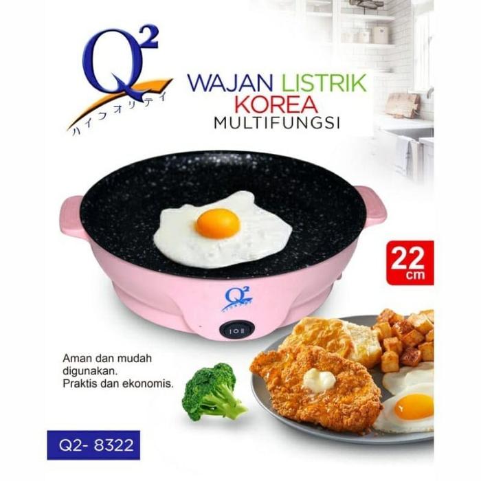 Jual Korean Pan Fried 22 CM Wajan Panci BBQ Listrik Multifungsi Q2 8322 - Jakarta Barat ...