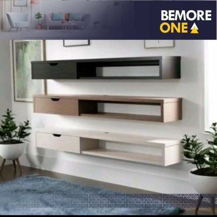 Jual ambalan rak tv dinding laci - Lapis HPL - Lapis HPL, hitam - Kab ...