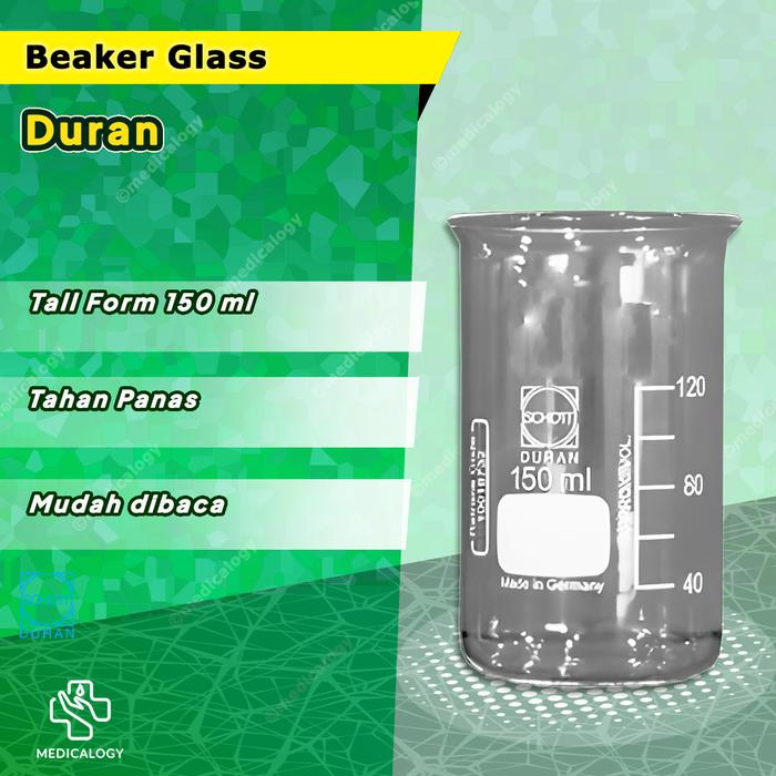 Jual Beaker Glass Tall Form 150 ml Duran 2111629 - Jakarta Timur - Medicalogy | Tokopedia