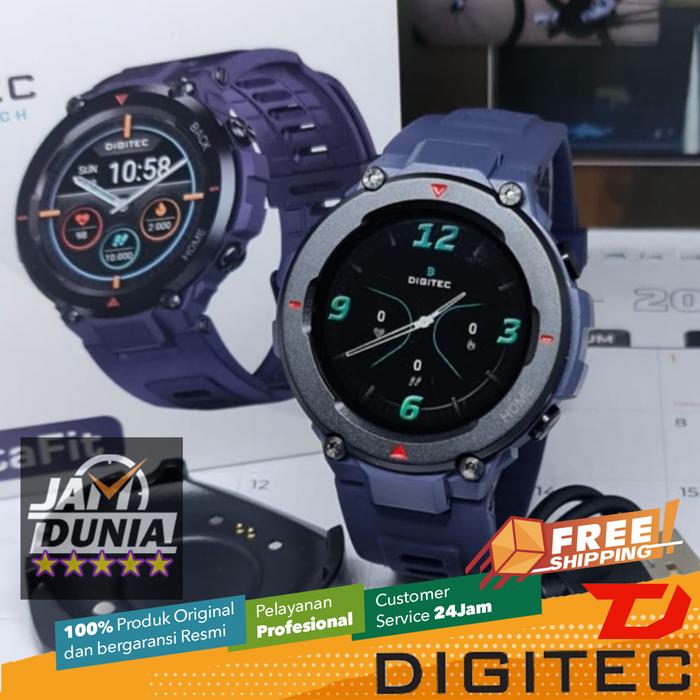 Promo DIGITEC ORIGINAL SMARTWATCH OCTAFIT BL JAM PRIA JAM DIGITAL TR ...