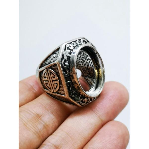 Jual Ring Emban Alpaka Silver Tanam 20x16 Mm Est Tebal Murmer - Jakarta ...