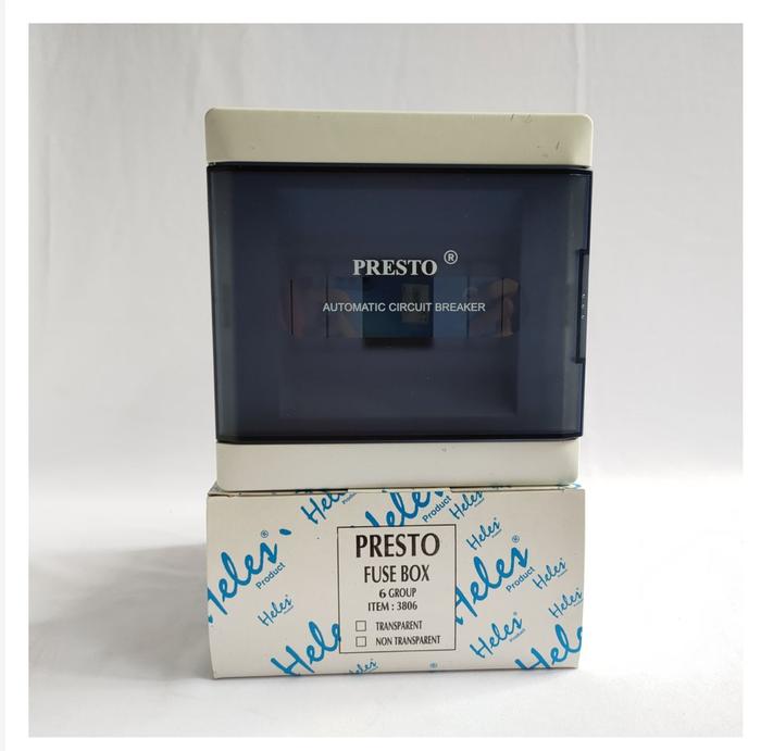 Jual Box Mcb Presto Fuse Box Outbow 6 Group HELES 3806 - Jakarta Barat ...
