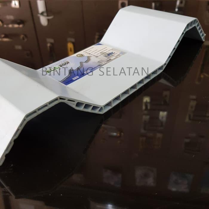 Jual EK127 ECOROOF PENUTUP ATAP UPVC NOK ATAP CANOPY SINGLE LAYER ...