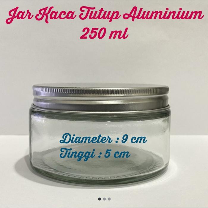 Jual GE013 Jartutup Aluminium 250ml Glass Toples Oven Tahan Panas - Jakarta Timur - Adawiyah Ara ...