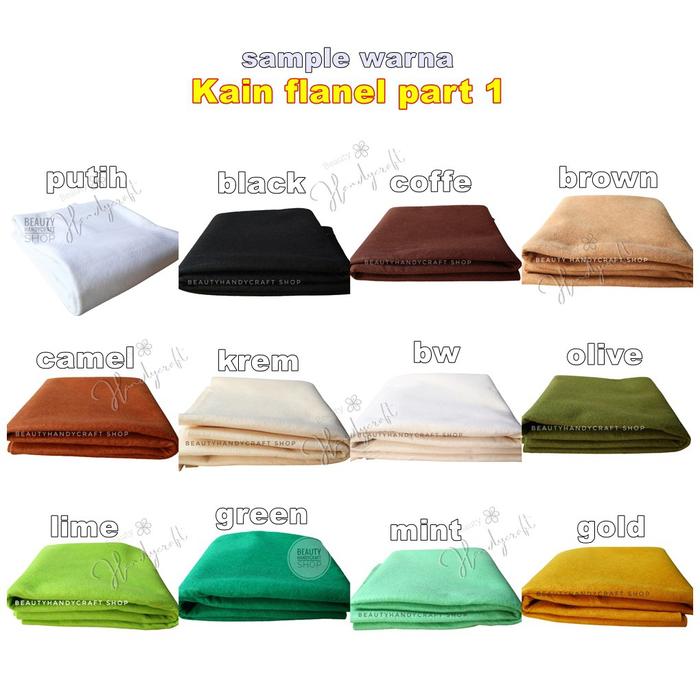 Jual Kain Flanel Meteran 1kg Muat 7 Meter Fanel Kerajinan Planel Panel ...