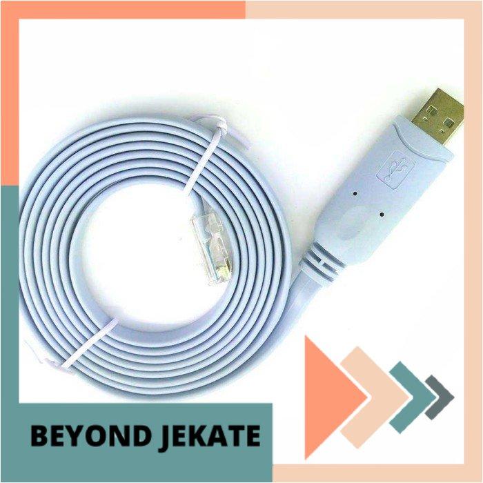 Jual Cable USB RS232 to RJ45 Cisco Huawei Router Prolific Console ...