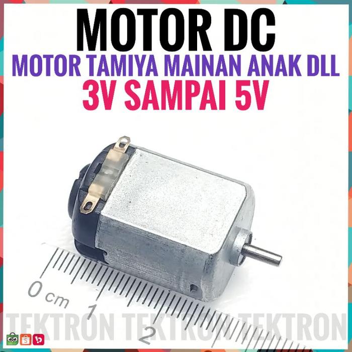 Jual Motor DC Standar Tamiya 3VDC sd 5VDC Dinamo Mainan Anak 3V - 5V 3 ...