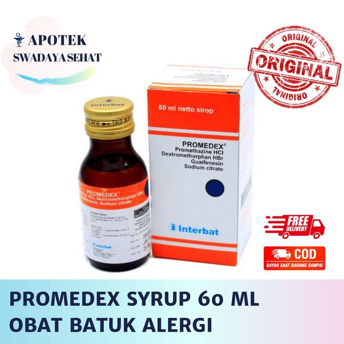 Jual PROMEDEX SYRUP 60 ML - Obat Batuk Alergi Kering Berdahak - Kab ...