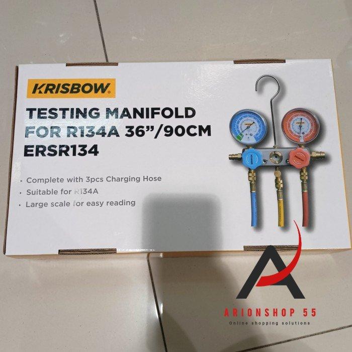 Jual Testing Manifold Tabung Freon R134a / Alat Ukur Tekanan Freon ...