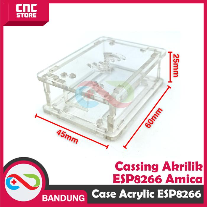 Promo CASE ACRYLIC AKRILIK FOR ESP8288 NODEMCU AMICA - Kota Bandung ...