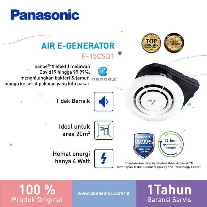 Promo Panasonic FV-15CSD116 - Nanoex Generator Cicil 0% 3x - Kota ...