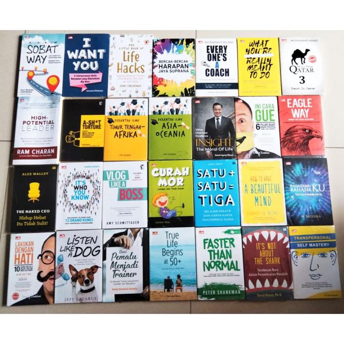 Jual OBRAL BUKU MOTIVASI/ Buku Self Development / Buku Self improvement ...