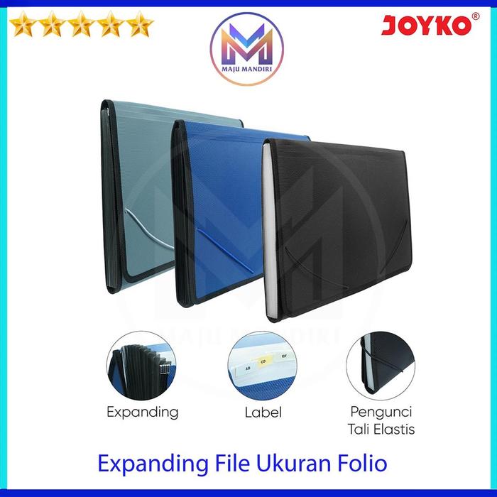 Jual Map Plastik Joyko Expanding File Folio / Dompet Sekat Organizer ...