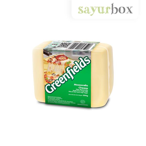Promo Greenfields Mozzarella Cheese Block 200 gram Sayurbox - Jakarta ...
