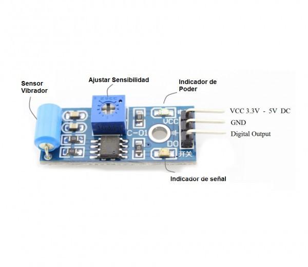 Jual Sensor Getar Sw420 Vibration Sensor Module Sw 420 Arduino