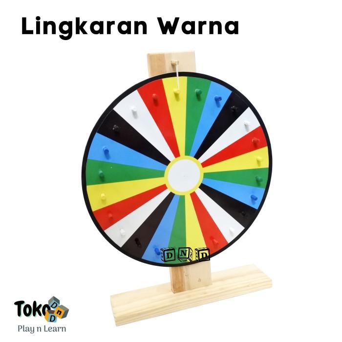 Jual Mainan Anak Lingkaran Warna Undi Spinning Wheel Fortune ...