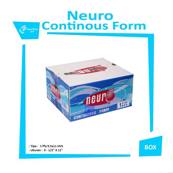 Jual Neuro - Continous Form 9 1/2 x 11 - 1 Ply - K 1 HVS - Kertas NCR ...