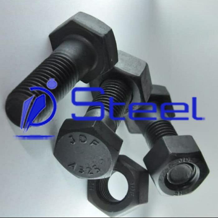 Jual Baut Mur Baja A325 5/8 x 2 3/4″ Half Drat - Jakarta Barat - IDPSteel | Tokopedia