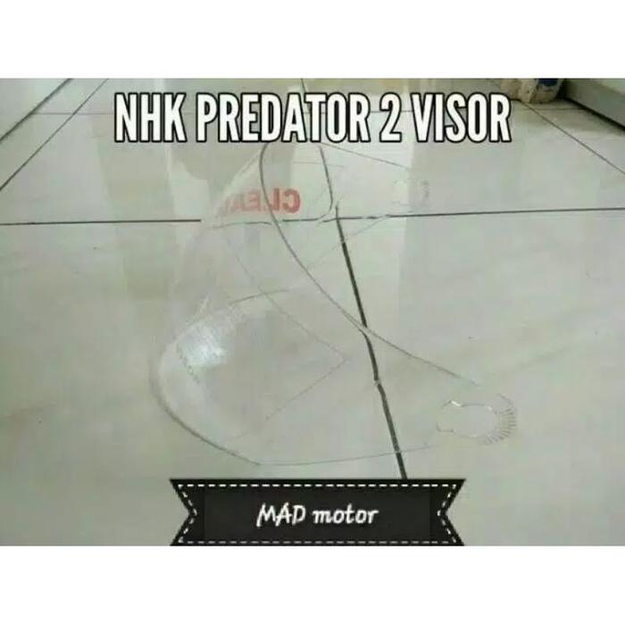 Jual Visor Helm / Kaca Helm NHK GODZILLA, NHK Predator 2 Visor - Kab ...