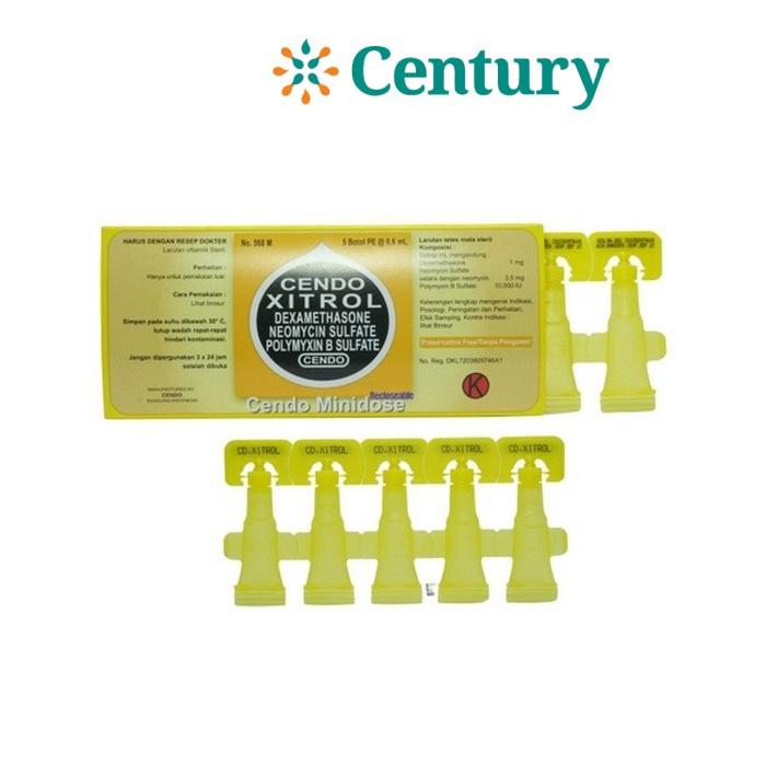 Jual CENDO XITROL MONODOSE 0.6 ML /NEOMYCINSULFATE/MATA MERAH/IRITASI ...