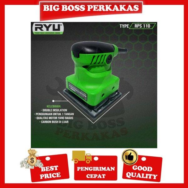 Jual TEKIRO RYU RPS 110 Mesin Amplas Ryu Palm Sander Orbital Kotak ...