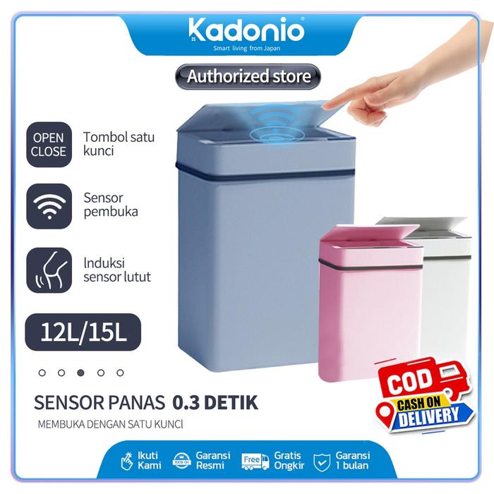 Jual Kadonio Tempat Sampah Otomatis Sensor Infrared Kapasitas Besar ...