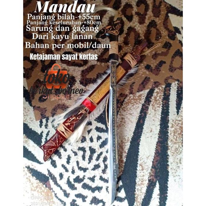 Jual kesenian pusaka mandau senjata khas suku dayak kalimantan panjang ...