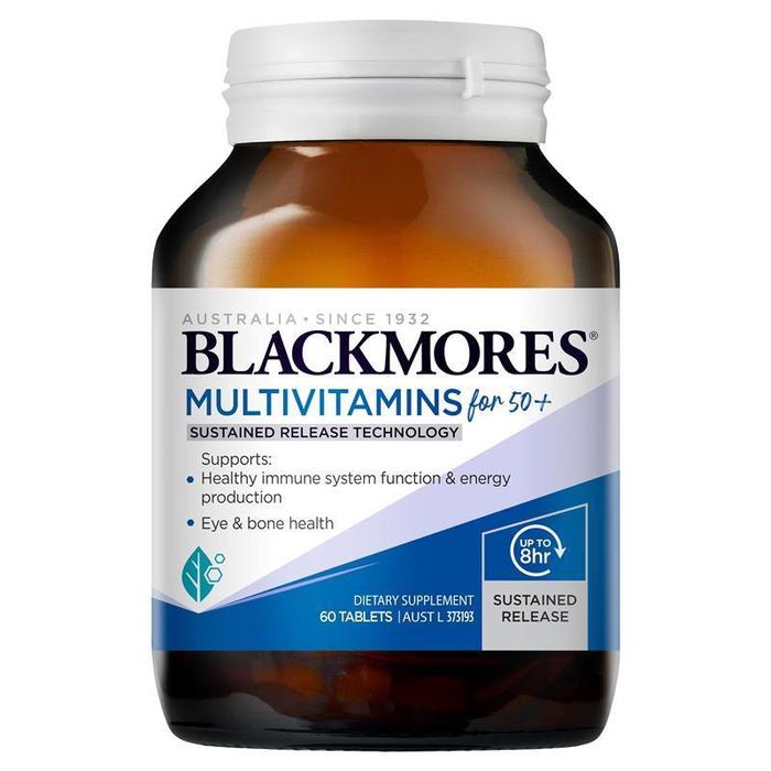 Jual Blackmores Multivitamin For 50+ Sustained Release 60 Tablets - Jakarta Barat - Natural ...