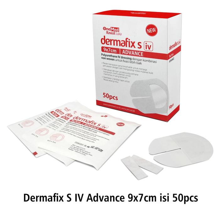 Jual Dermafix S IV Dressing Advance 7x9cm OneMed box isi 50pcs - Kota ...