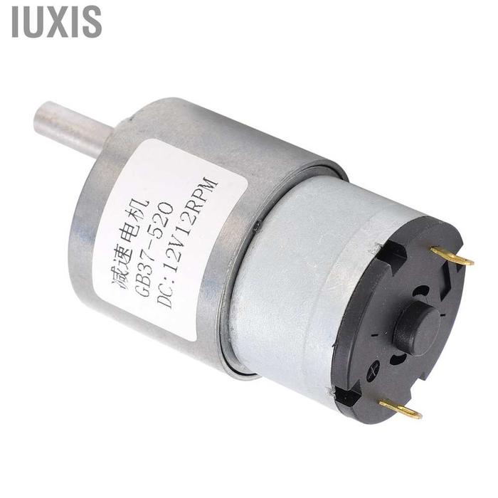 Jual DC Motor 12V 12RPM Reducer Shaft Self Locking Geared Window ...
