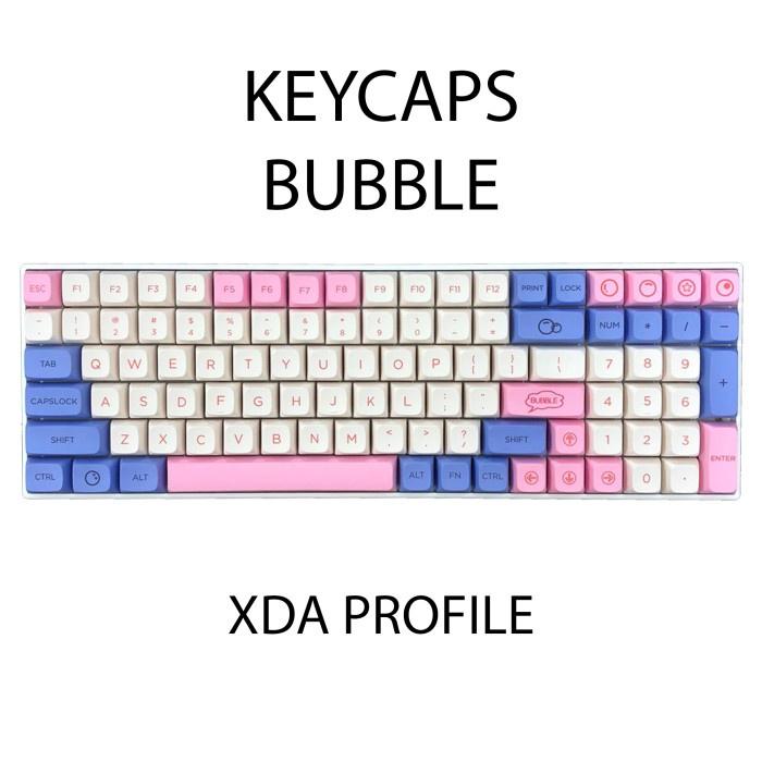 Jual KEYCAPS BUBBLE XDA PROFILE SUBLIM SINGLE SHOT MECHANICAL KEYBOARD ...