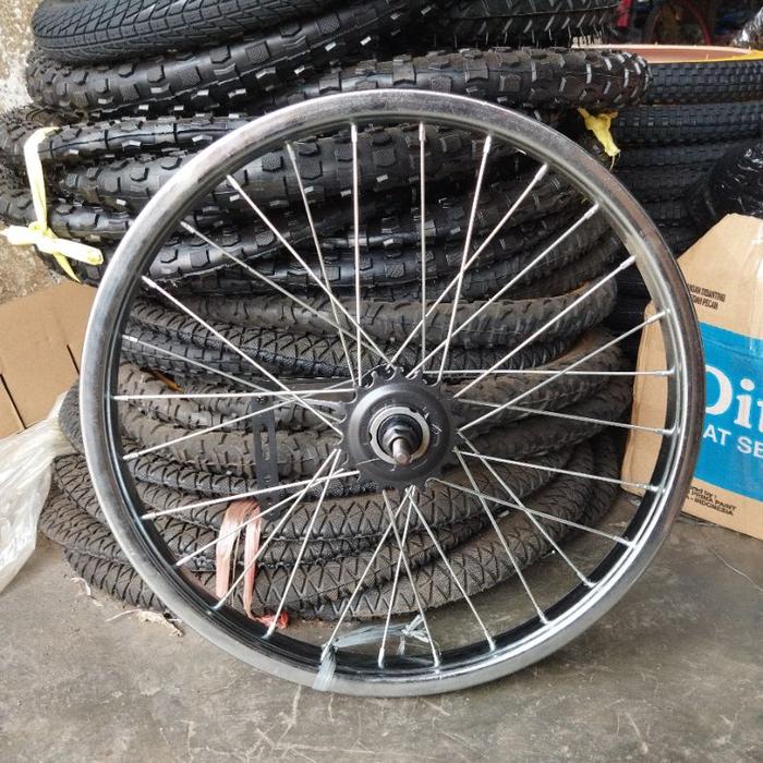 Jual velg/rims/wheelset sepeda 16 terpedo sudah jadi dirakit dan ...