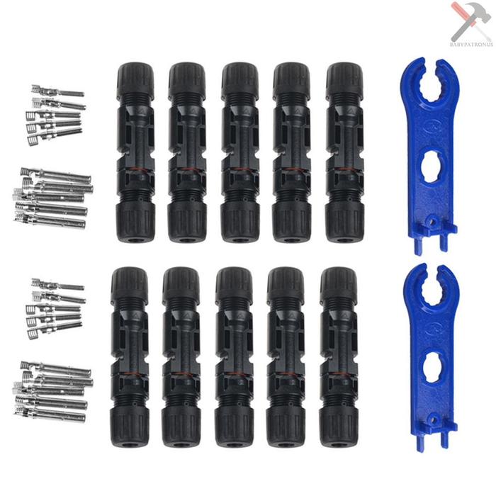Jual 10 Pasang Set Konektor Cabang Panel Surya Male Dan Female Tahan ...