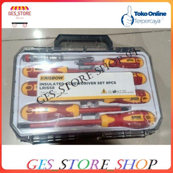 Jual Krisbow Set Obeng Minus Dan Plus Insulasi 8 Pcs Lriss8 - Jakarta ...