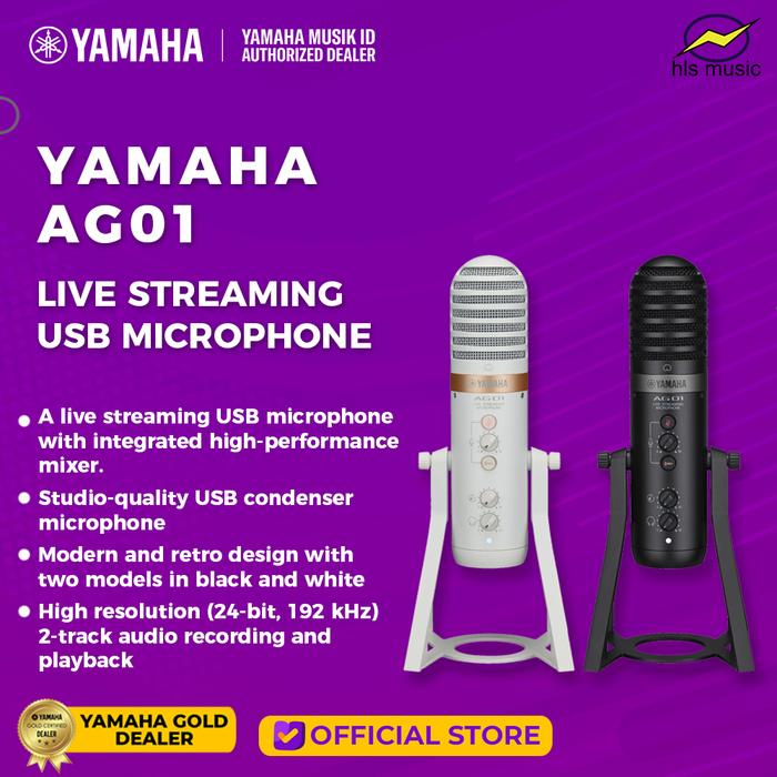 Promo Yamaha AG01 / AG-01 / AG 01 Live Streaming USB Microphone Cicil 0% 3x - Jakarta Selatan ...