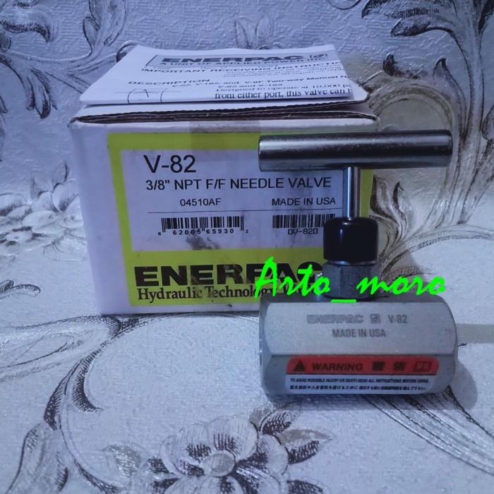 Jual NEEDLE VALVE V-82 ENERPAC 3/8" ( 700 BAR/10.000 PSI ) 04510AF Best ...