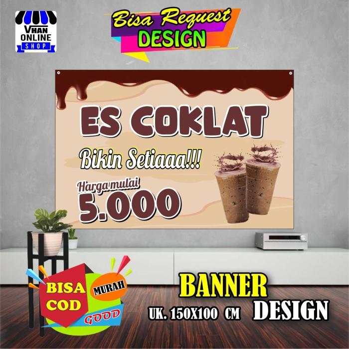 Jual Spanduk Banner Jualan Minuman Es Coklat, Minuman Viral, Keren ...