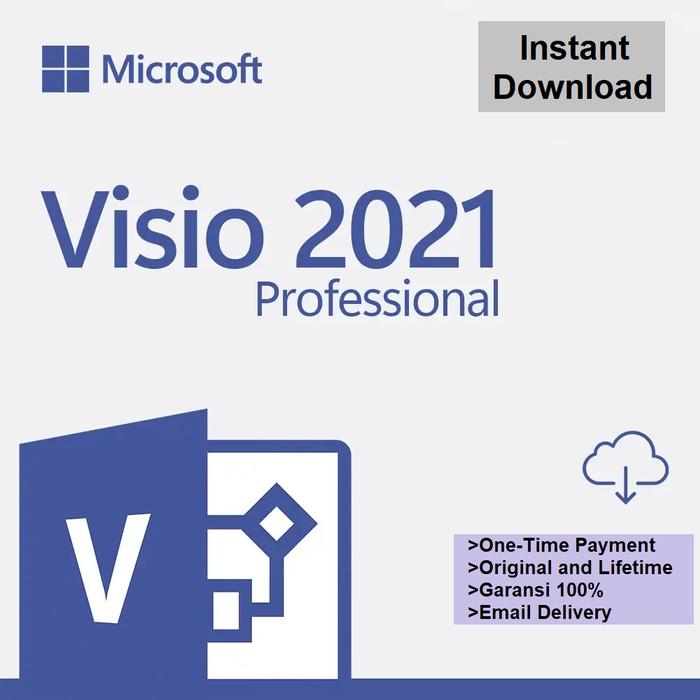 Jual Microsoft Visio 2021 Professional For windows Original esd ...