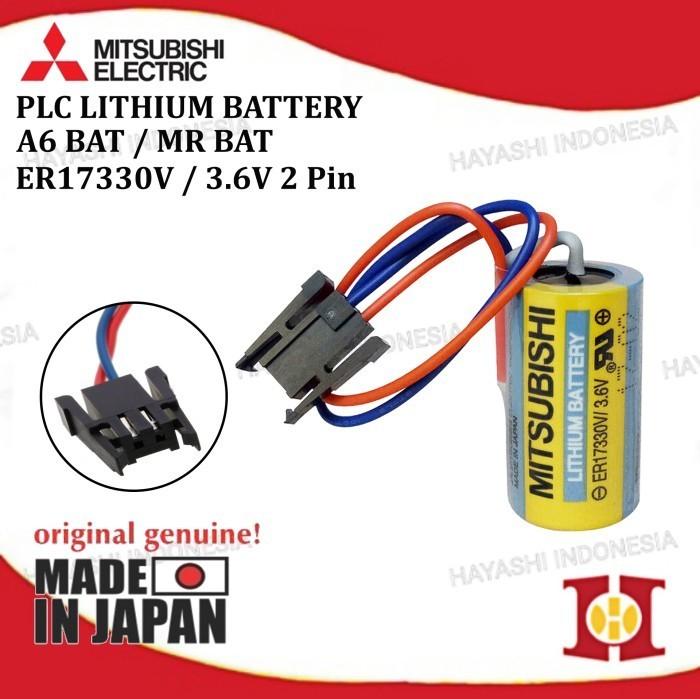 Jual Battery Baterai Lithium Mitsubishi PLC ER17330 A6BAT MR-BAT 3.6V Ori - Jakarta Barat ...