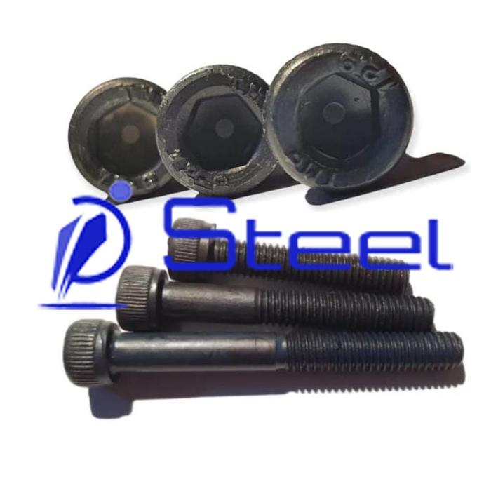 Jual Baut L Baja Hitam 12.9 M10 x 90 | Bolt Socket Head Half Drat 10x90 - Jakarta Barat ...