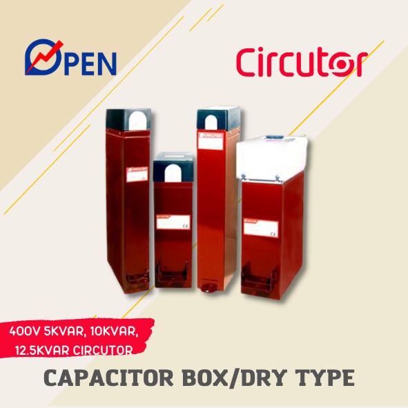 Jual CAPACITOR BOX / DRY TYPE 400V 5KVAR, 10KVAR, 12.5KVAR CIRCUTOR ...