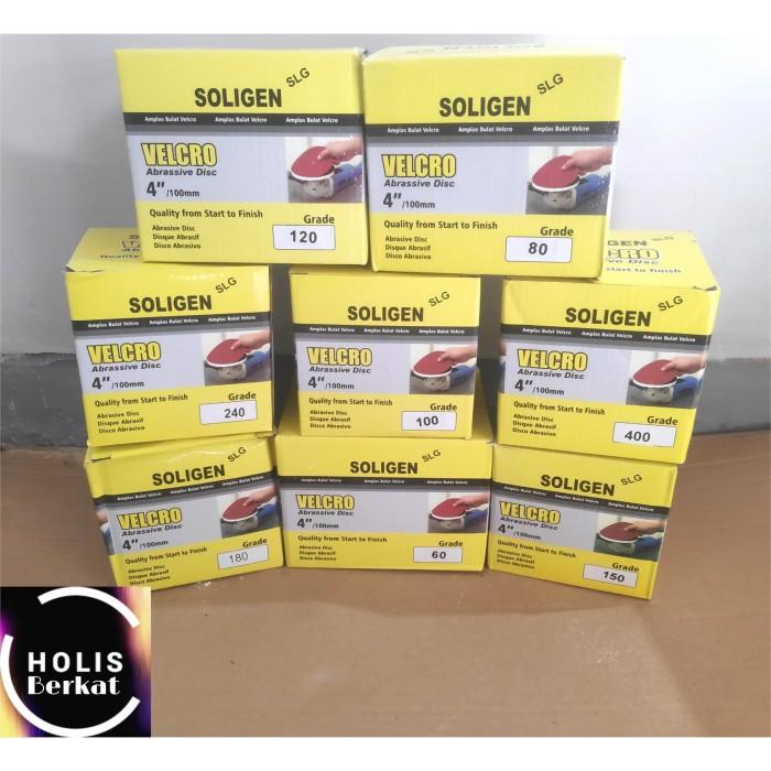 Jual Amplas Bulat Velcro / Amplas Gurinda / Amplas Mesin SOLIGEN - 400 ...
