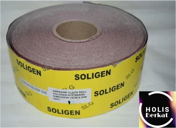 Jual Amplas Meteran (Per 50 Meter) / Amplas Duco / Amplas Roll SOLIGEN ...