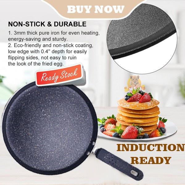 Jual Marble series NON Stick Flat pan 24CM FRYPAN datar INDUCTION READY ...